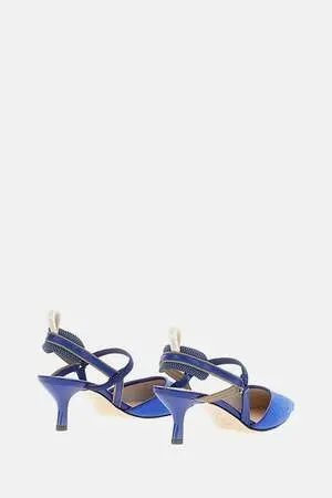 Fendi Colobri' Lite Slingback Heels - Blu