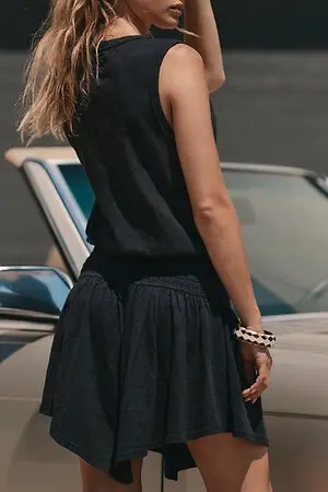 Free People Gigi Mini Dress - Black