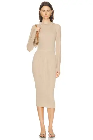 Acne Studios Ribbed Dresses