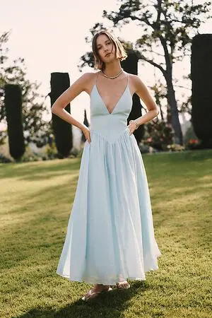 Bardot Tie Detailed Evening Dresses