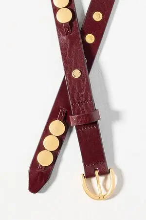 Rag & Bone Luna Studded Belt - Brown
