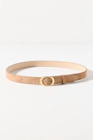 Rag & Bone Vera Oval Buckle Belt Sand