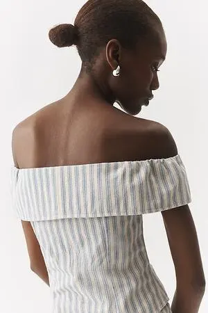 MUSE ASSEMBLY Cotton Off-the-shoulder Top