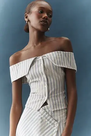 MUSE ASSEMBLY Cotton Off-the-shoulder Top