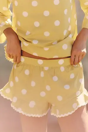 CELANDINE 100% Cotton Polka Dot Shorts