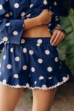 CELANDINE 100% Cotton Polka Dot Shorts
