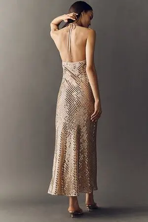 Saylor Sophie Sequin Midi Dress