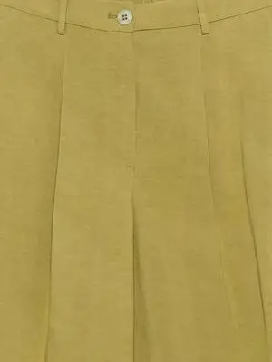 MERCI Pleated Wide Leg Trousers