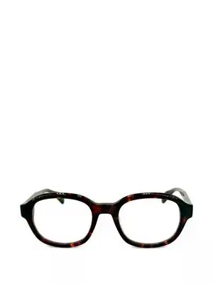 PETER AND MAY Round Frame Glasses - Brown