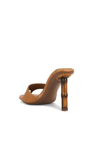 Jeffrey Campbell Linette Sculptural Heel Sandal - Tan