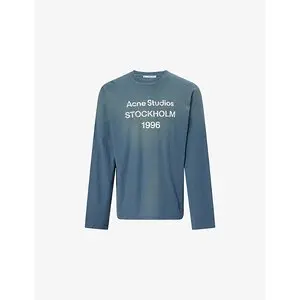 Acne Studios Edden 1996 Long-sleeve Cotton-blend T-shirt