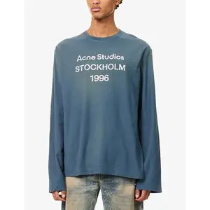 Acne Studios Edden 1996 Long-sleeve Cotton-blend T-shirt