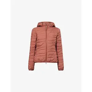 Moncler Delebiao Hooded Down Jacket - Brown
