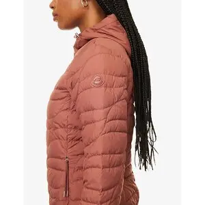 Moncler Delebiao Hooded Down Jacket - Brown