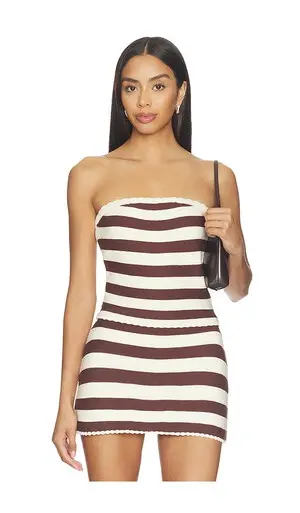 Solid & Striped The Celeste Tube Top - Truffle