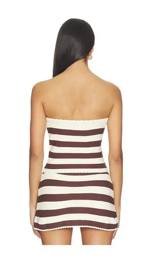 Solid & Striped The Celeste Tube Top - Truffle