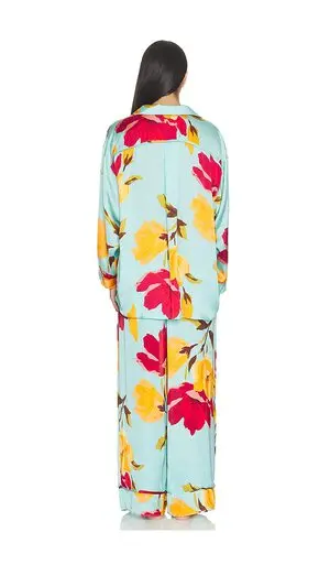 Free People X Intimately Fp Dreamy Days Pajama Set In Blue,red