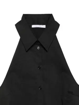 Patrizia Pepe Button Halterneck Top