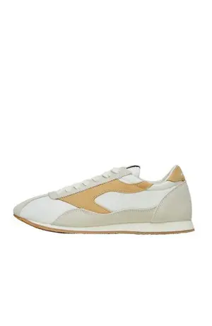 NORMAN WALSH Walsh Cornish Oven Bottom Sneakers - Ecru/milk Tea
