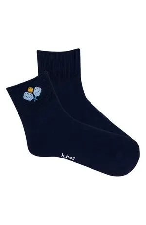 K BELL SOCKS Assorted Pickleball Quarter Socks 2-pack