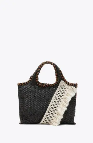 3.1 Phillip Lim Raffia Fringe Mini Market Tote