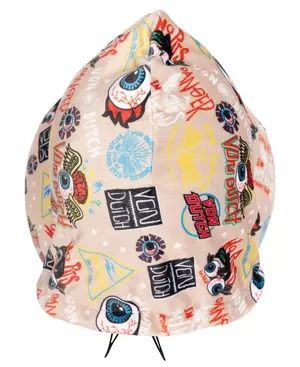 VON DUTCH Jax Hooded Memory Foam 11" Travel Neck Pillow