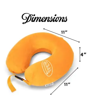 VON DUTCH Classic Memory Foam 11" Travel Neck Pillow