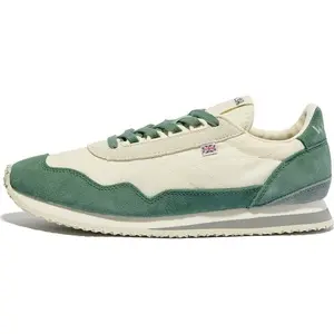 NORMAN WALSH Walsh Ensign Lite Lace Up Sneakers - Fir/ecru