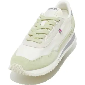 NORMAN WALSH Walsh Ensign Lite Lace Up Sneakers - Mindaro/ecru