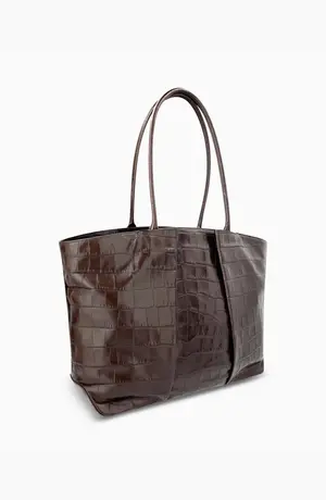KAAI Horizon Leather Tote Bag - Espresso