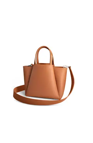 KAAI Mini Pyramid Leather Crossbody Bag