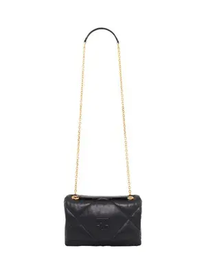 Gerard Darel Fanny Quilted Lambskin Crossbody Bag - Black
