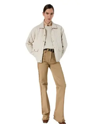 Gerard Darel Pheona Reversible Quilted Jacket