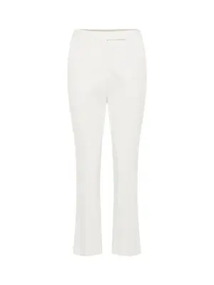 Gerard Darel Auria Mid Rise Straight Leg Trousers - Ecru