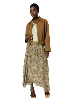 Gerard Darel Jasmyne Floral Maxi Skirt