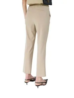 Gerard Darel Alya Tailored Mid Rise Trousers - Beige