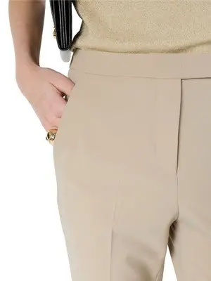 Gerard Darel Alya Tailored Mid Rise Trousers - Beige