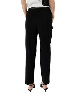Gerard Darel Alya Tailored Mid Rise Trousers - Black