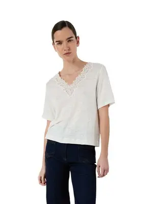 Gerard Darel Embroidered T-shirts For Women
