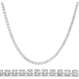 BLISS DIAMOND 15 3/4ct Lab Grown Diamond Tennis Necklace