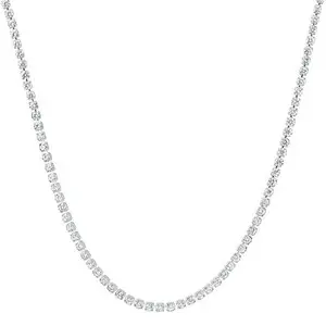 BLISS DIAMOND 15 3/4ct Lab Grown Diamond Tennis Necklace