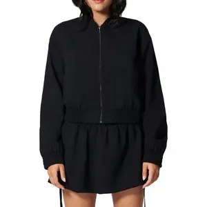 Kiki De Montparnasse Suiting Bomber Jacket - Black