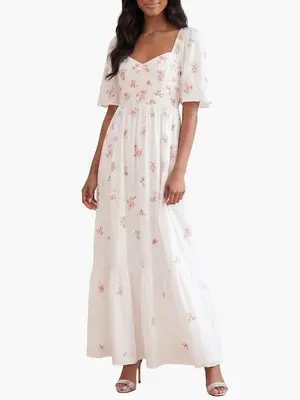 NEEDLE & THREAD Flora Ditsy Cotton Ankle Gown