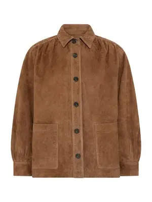 Gerard Darel Nomelie Suede Jacket - Straw