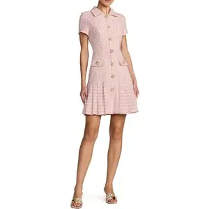 Mac Duggal Bouclé Mini Dress