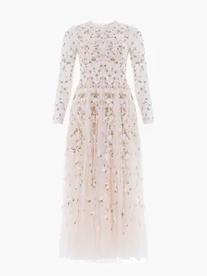 NEEDLE & THREAD Camellia Ditsy Ankle Gown