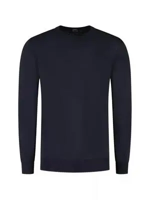 Fedeli Crew-neck Sweater - Blue