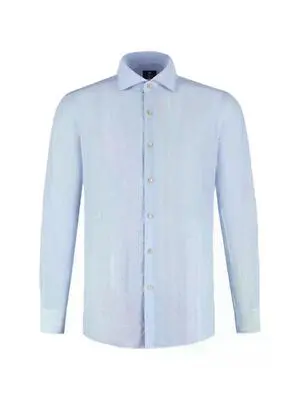 LUIGI BORRELLI Striped Shirt - Blue