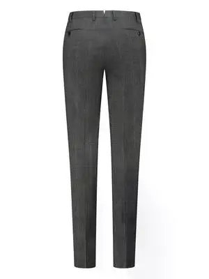 PT TORINO Check-pattern Trousers - Grey