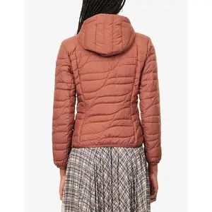 Moncler Delebiao Hooded Down Jacket - Brown